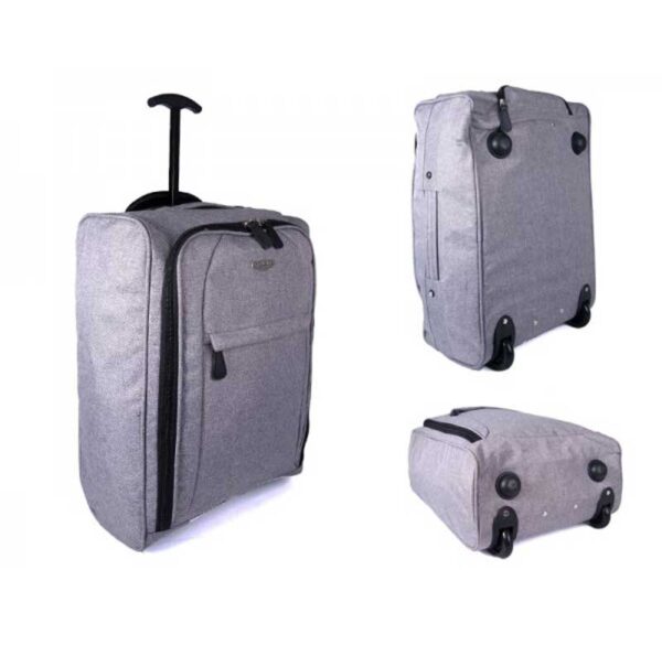 Buy Cabin Luggage JBTB05 Grey Borderline Travel Bag: Bags Deals ...
