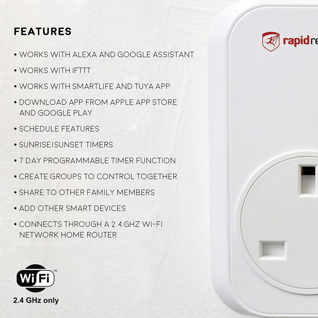 Buy Rapid Response 13A WIFI Smart Socket: Smart Adaptors Deals ...
