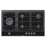 Buy Bosch PRS9A6D70 Gas Hob, 90 CM, 5 Burners, Series 8, Ceramic Glass ...