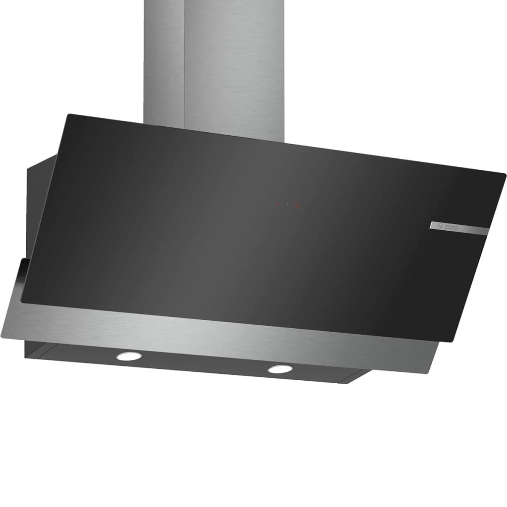 Buy Bosch Serie 4 Built-in Wall-mounted Cooker Hood 90cm Clear Glass ...