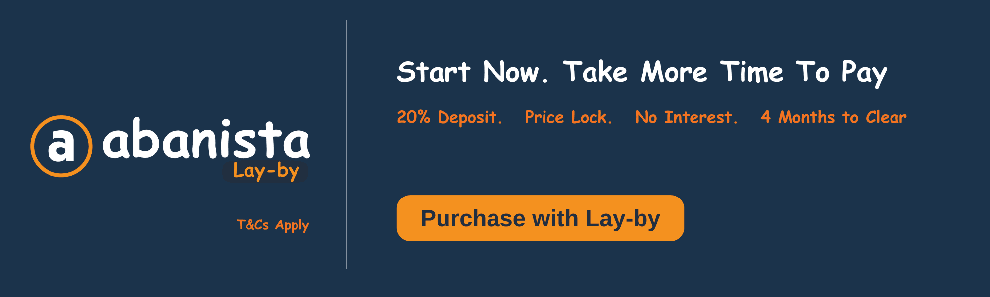 Abanista Lay-by: Spread the Cost into Flexible Instalments with Lay By