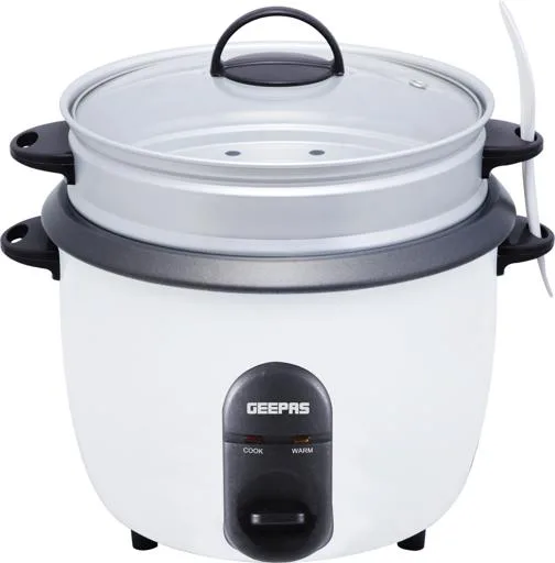 Buy Geepas GRC35011 1.5L Rice Cooker 500W, Steam Vent Lid & One Touch ...