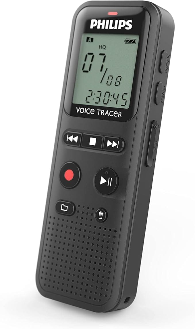 Buy Philips Voice Recorder DVT1160 Black: Voice Recorders Deals ...