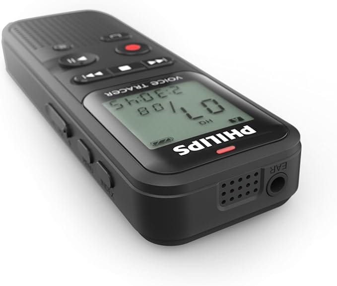 Buy Philips Voice Recorder DVT1160 Black: Voice Recorders Deals ...